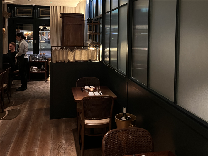 review of British restaurant 64 Goodge Street by Andy Hayler in March 2024