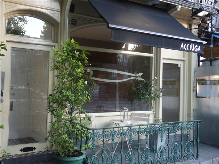 Review of Italian restaurant Acciuga in London by Andy Hayler in August ...