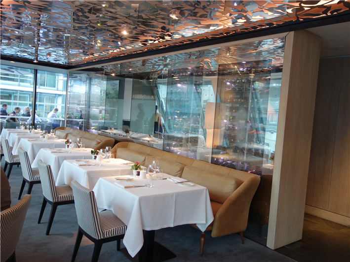 review of seafood restaurant Angler in Moorgate London by Andy Hayler ...