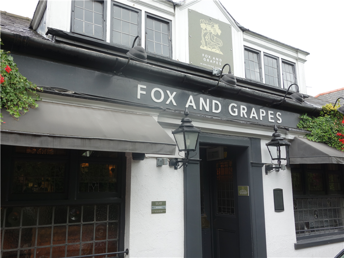 Review of British pub restaurant The Fox and Grapes in August 2013 by ...