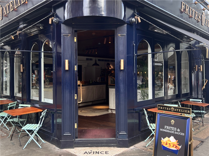 review of European restaurant Frites Atelier London in Soho by Andy ...