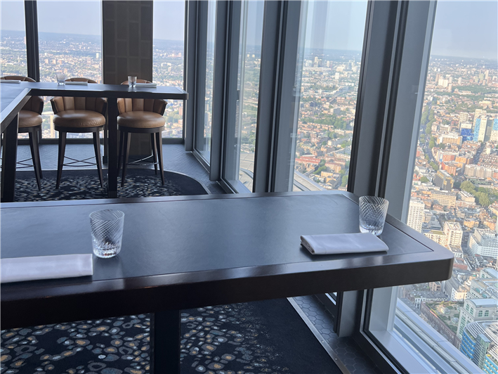 review of British restaurant High by Gordon Ramsay in The City of ...