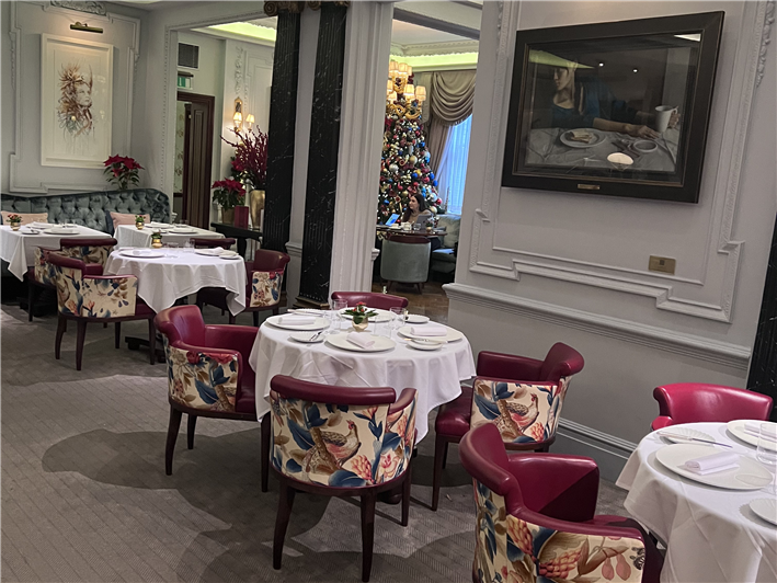 review of British restaurant Michael Caines at the Stafford in St James ...