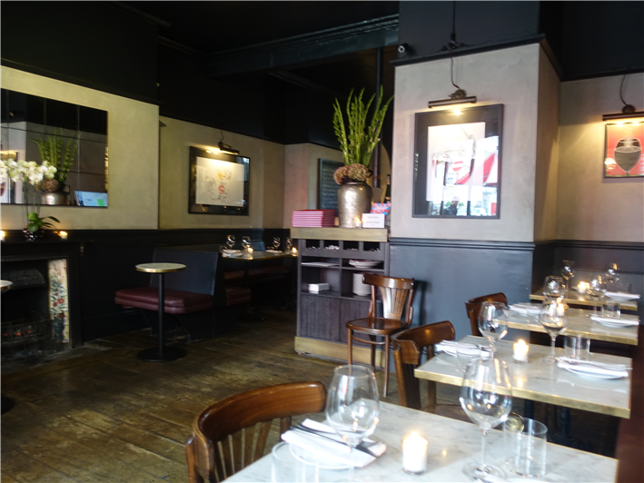 review of London British restaurant and wine bar Noble Rot by Andy Hayler
