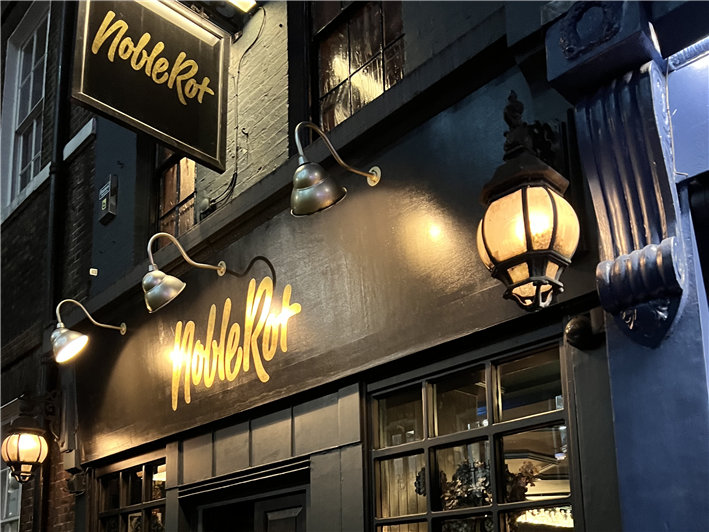 review of British restaurant Noble Rot Soho in London by Andy Hayler in ...