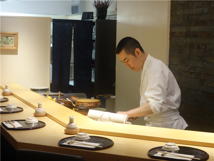 Review of London Japanese restaurant Sushi Tetsu by Andy Hayler in May 2014