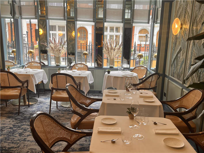 review of British restaurant Tom Brown at The Capotal Hotel in ...
